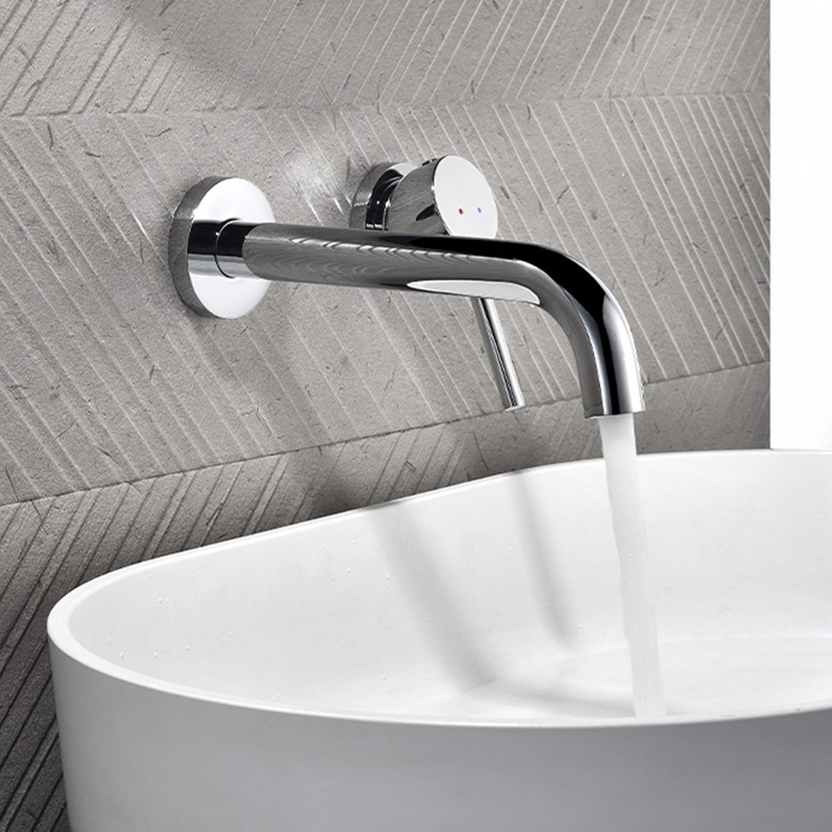 Cмеситель настенный AMBERWAY BF103, встраиваемый смеситель для раковины ...