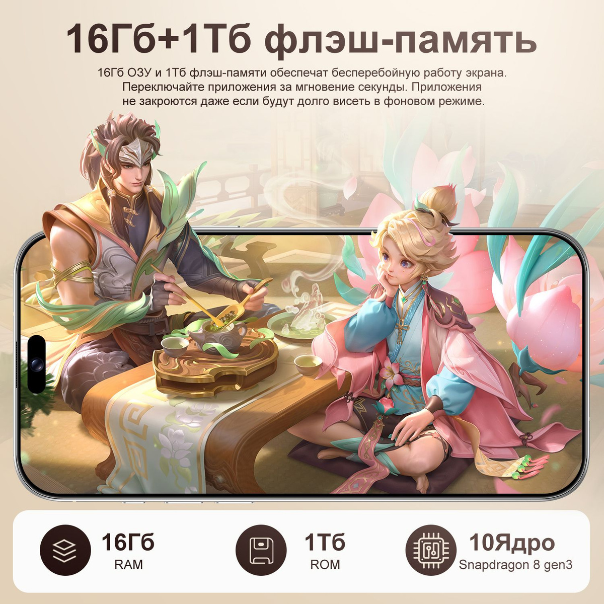 Смартфон Xiaomi C16 Pro Max 1 ТБ 16 ГБ Черный IPS 2 SIM купить c ...