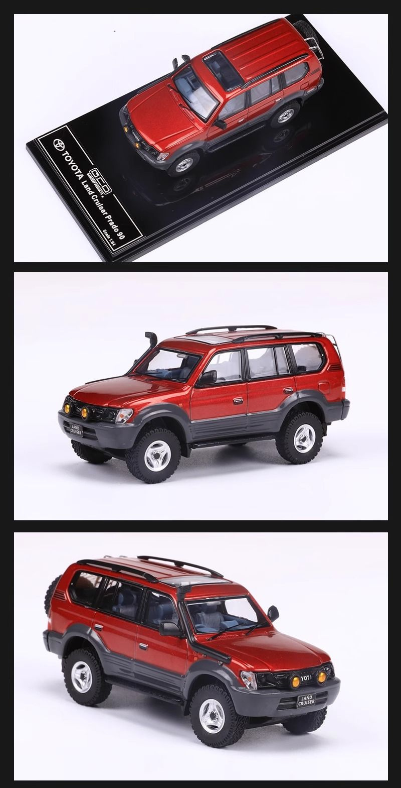 Машинка модель GCD 1:64 Toyota Land Cruiser Overlord Prado LC90 Limited ...