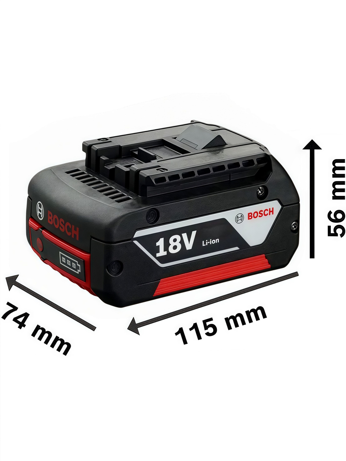 аккумулятор BOSCH GBA 18v 6.0Ah 1600A019S0 Li-ion Замените батарейку ...