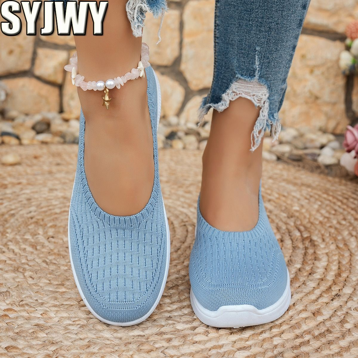 Слипоны Женский SYJWY, размер 38 Демисезон Без застёжки купить c доставкой на OZON по низкой ...