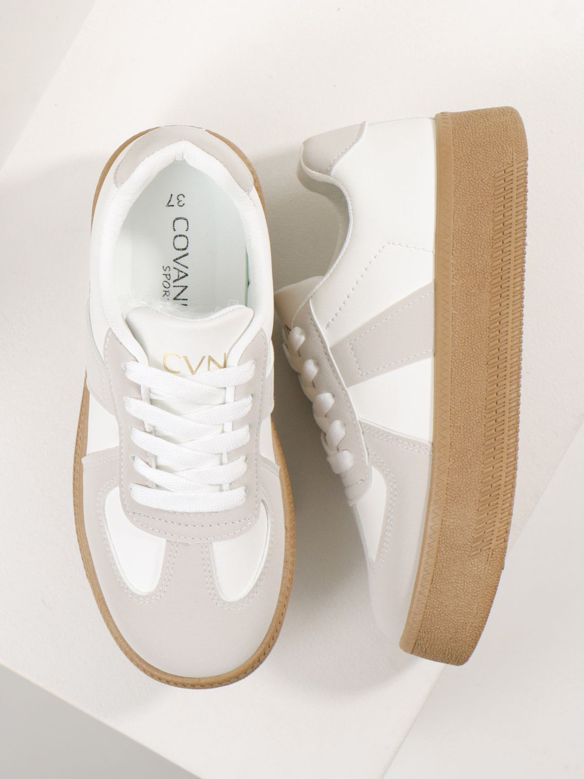 Кеды Женский Covani Текстиль, Искусственная кожа Танцы, Легкая атлетика, размер 38 6 На любой ...