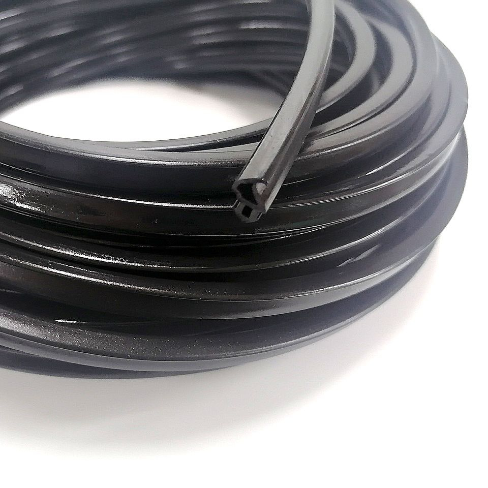 Уплотнитель для пластиковых окон, для KBE, 10 метров. Черный. Материал: SEBS-каучук. Для окон ...