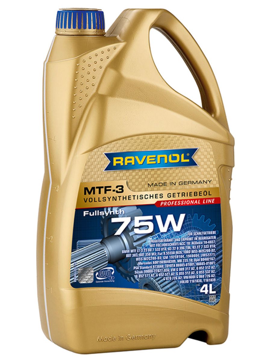 Трансмиссионное масло RAVENOL MTF-3 75W, 4 литра купить на OZON по ...