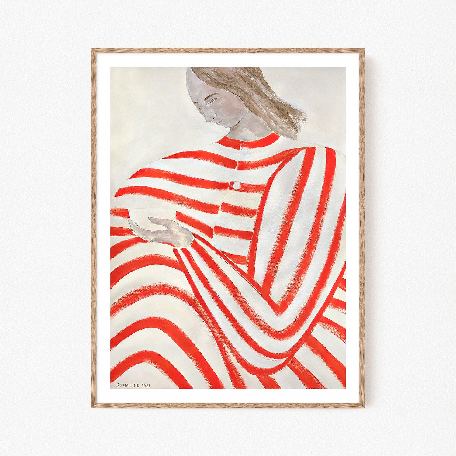 Постер Scanditone Девушки, Абстракция Coffee Alone Red, 30 21 купить c ...