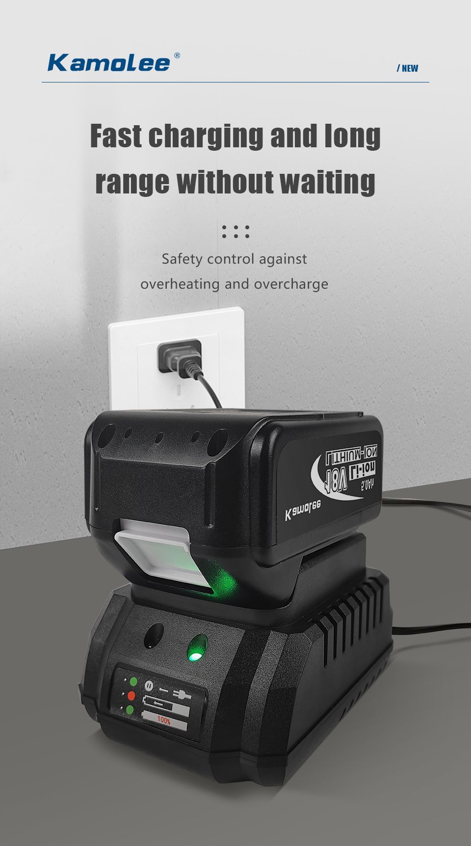 Kamolee Европейское зарядное устройство 2 А, совместимое с ...