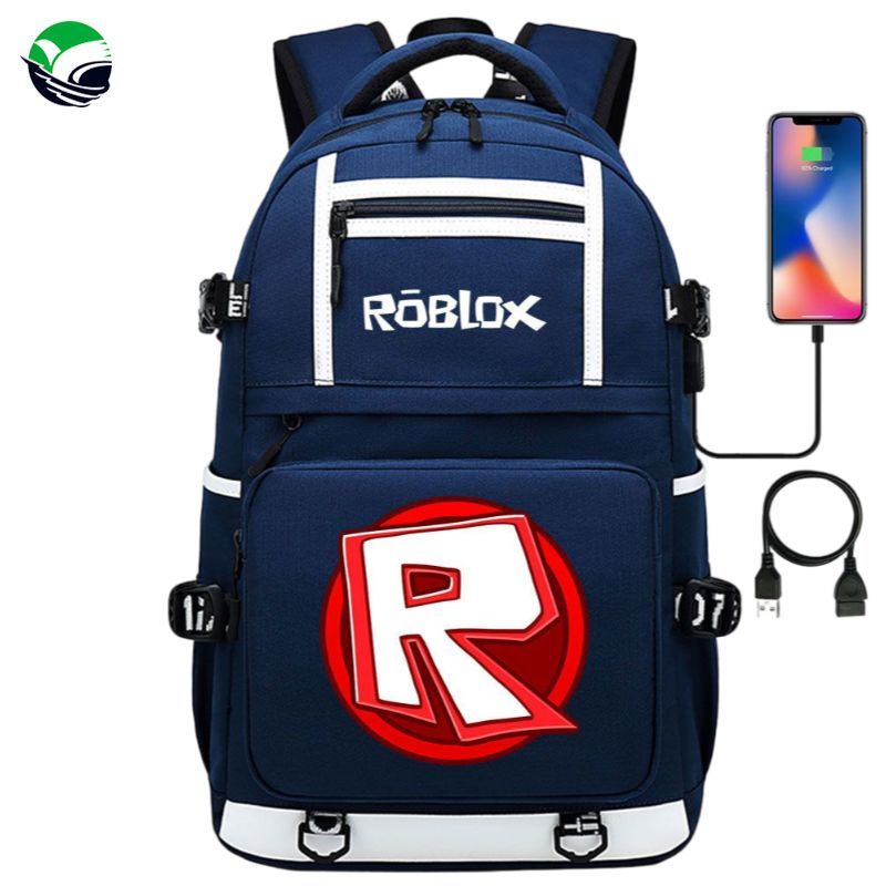 Рюкзак Роблокс Roblox светящийся, синий, С USB и Jack 3.5 -hz - купить ...