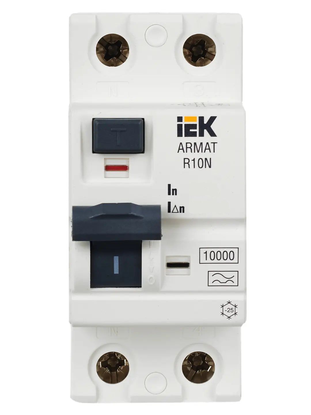 УЗО 40А 30мА 4P тип A IEK ARMAT / Устройство защитного отключения ВДТ IEK (ИЕК) R10N 4P ...
