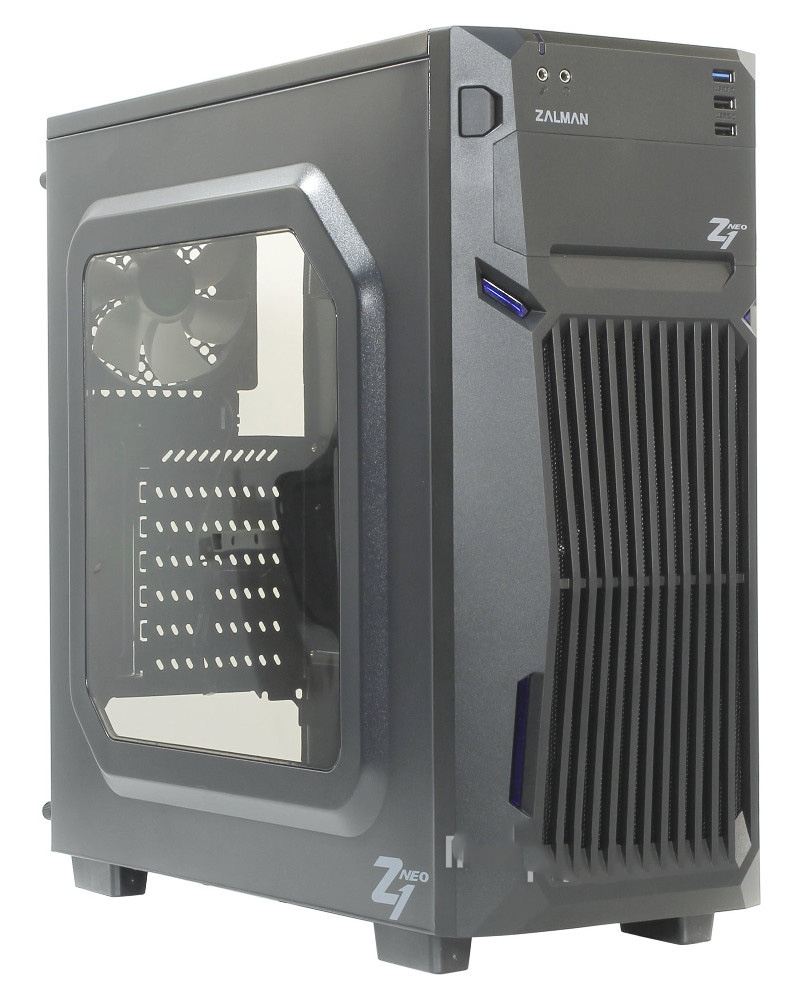 Zalman Компьютерный корпус Z1 Neo, черный (261622) - купить с доставкой ...