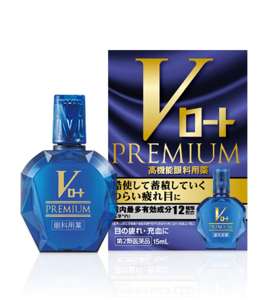 Глазные капли ROHTO V PREMIUM 12 активных компонентов, 15 мл - купить с ...