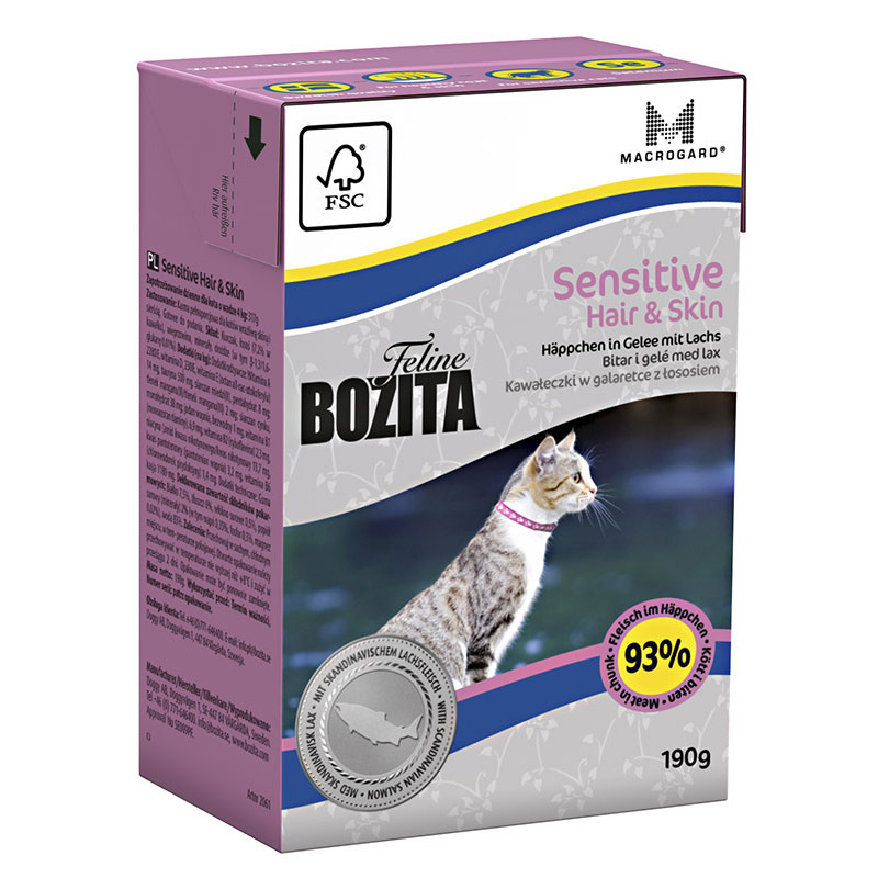 Влажный корм для кошек Bozita Feline Funktion Hair & Skin Tetra Pak ...