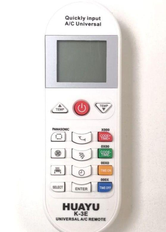 Пульт ДУ HUAYU K-3E ДЛЯ КОНДИЦИОНЕРОВ UNIVERSAL A/C REMOTE 5000 В 1 ...