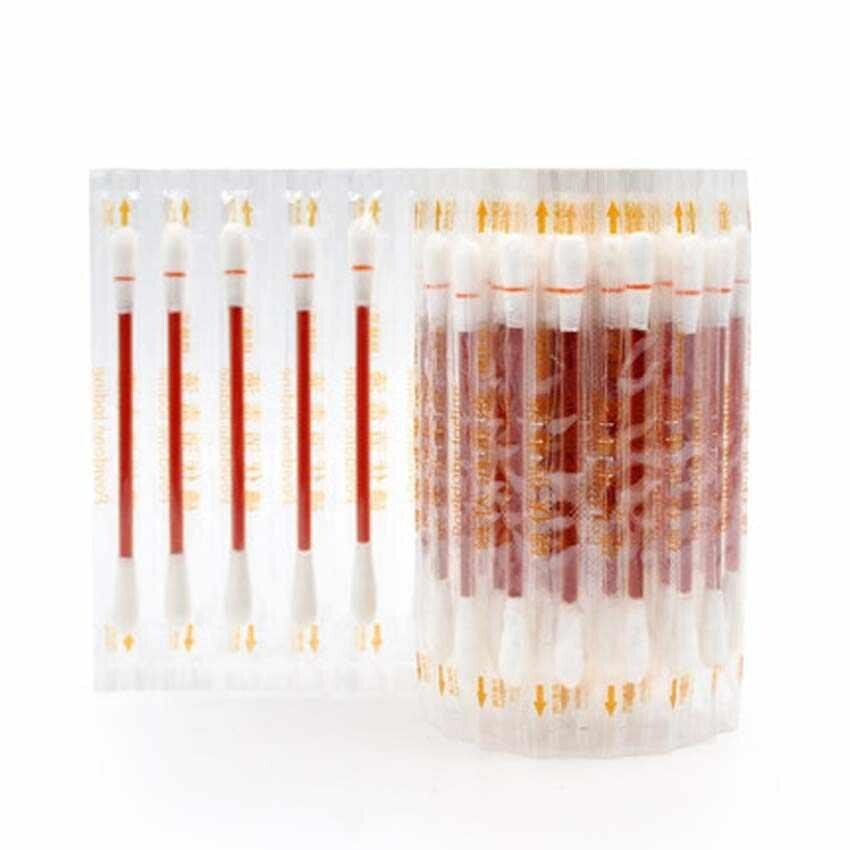 Одноразовые ватные палочки с йодом, 50 шт - купить с доставкой по ...