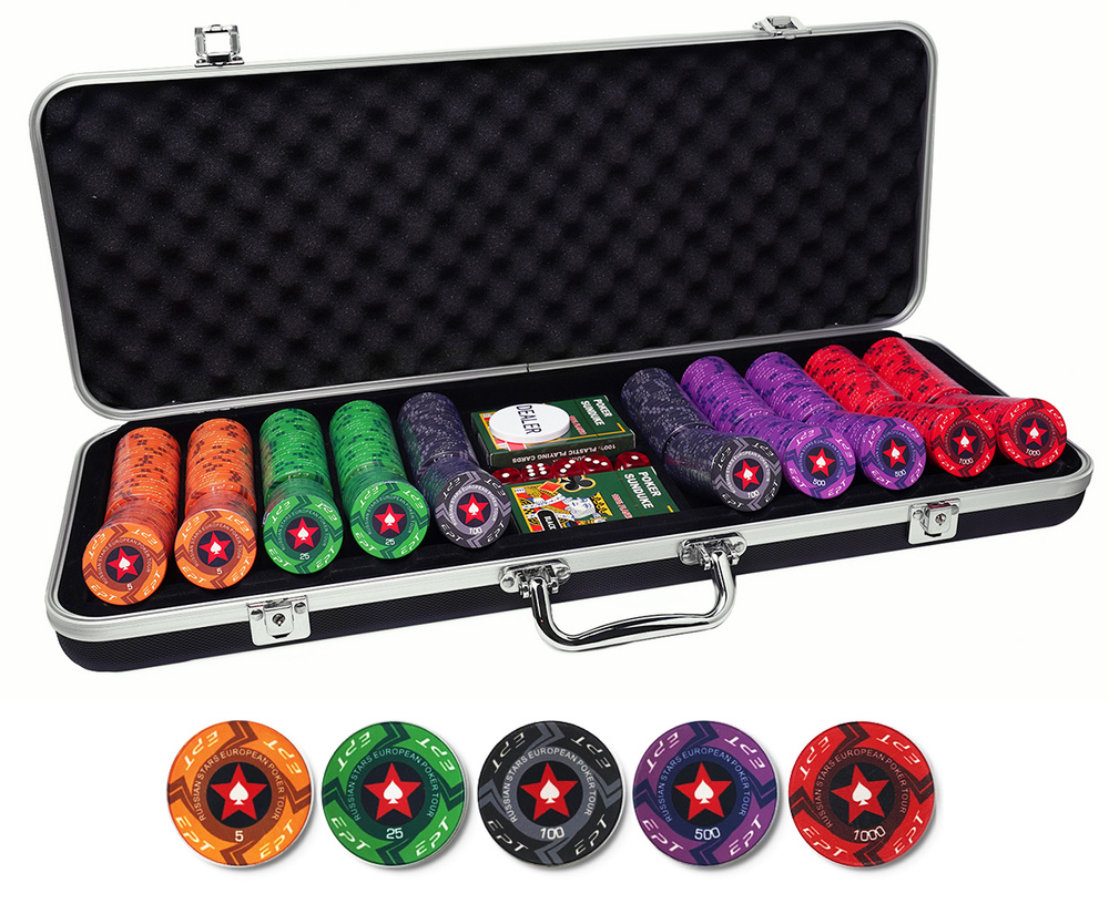 Набор для покера EPT 500 с керамическими фишками Premium купить на OZON по низкой цене (1220483123)