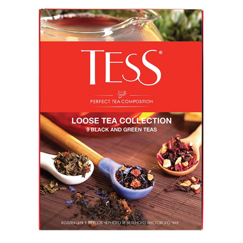 Чай Tess коллекция превосходного чая 9 видов листовой 350г 1183 12