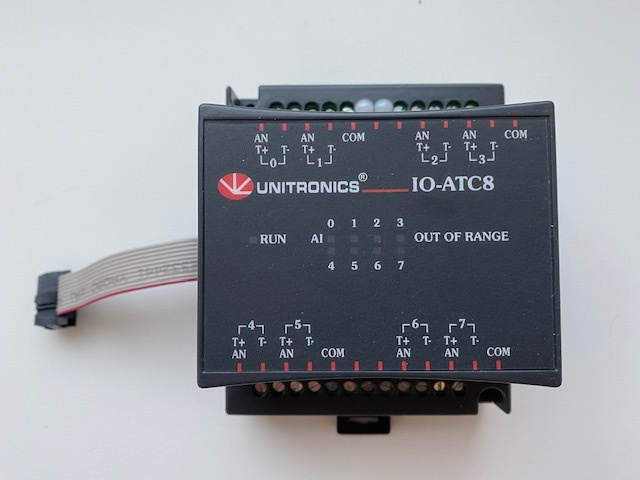 IO-ATC8 Универсальный аналоговый модуль 8(термопара/0-10В/0-20мА/4-20мА) Unitronics - купить по ...