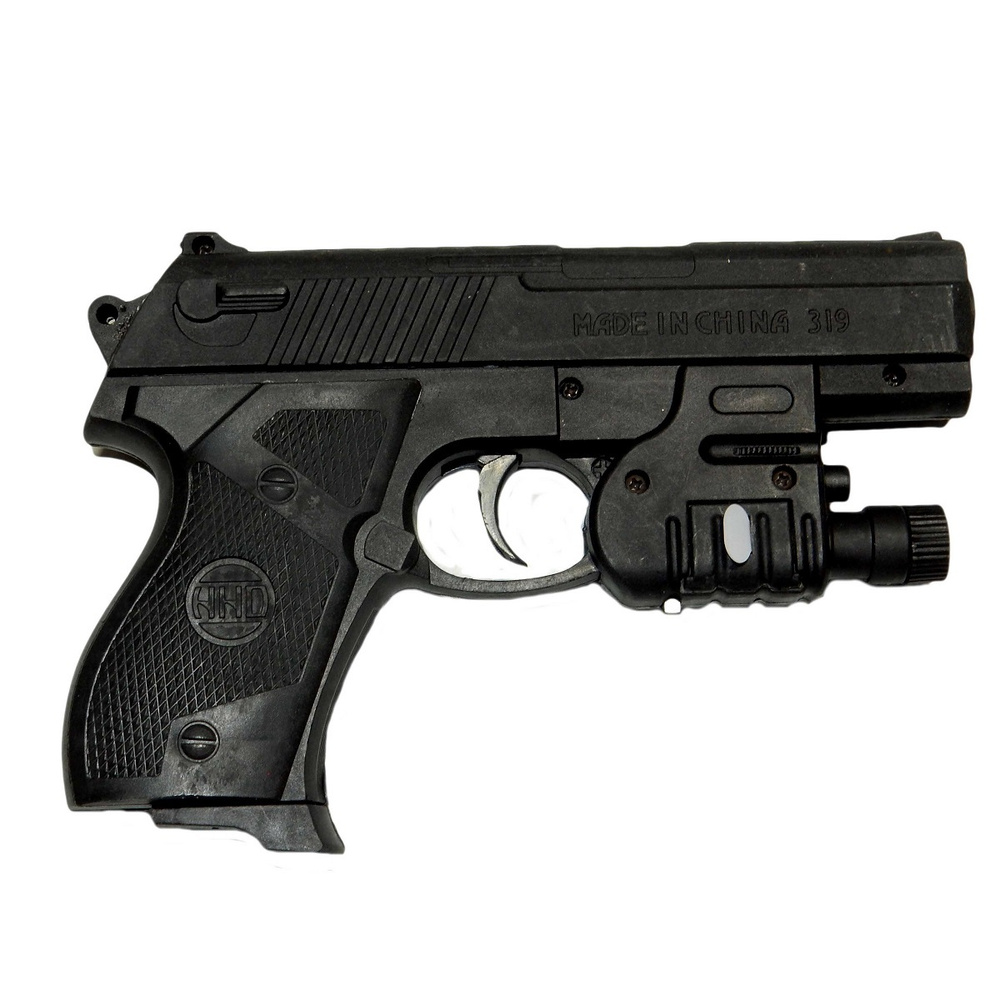 Пистолет (черный) "HUAHU TOY 319" с лазерной подсв. с пульками - купить ...