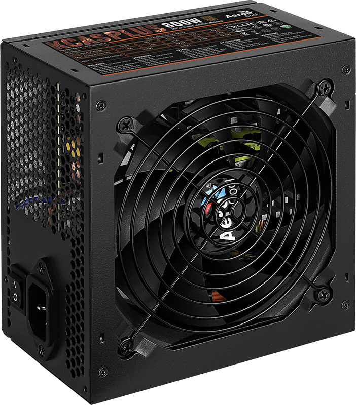 Aerocool Блок питания компьютера KCAS-800W PLUS, 800 Вт (KCAS-800W PLUS ...