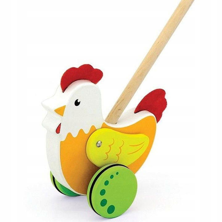 VIGA Каталка Петушок на палке (дерево) 50964 с 1,5 лет купить на OZON ...