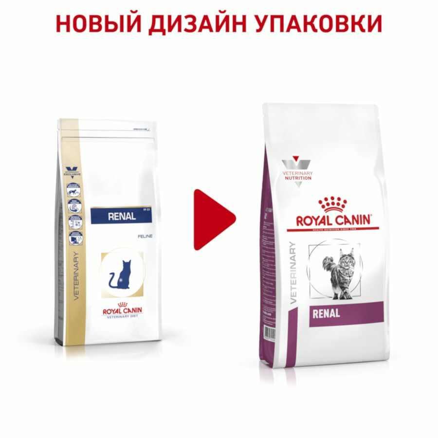 Роял Канин Ренал для кошек при заболеваниях почек, Royal Canin Renal ...