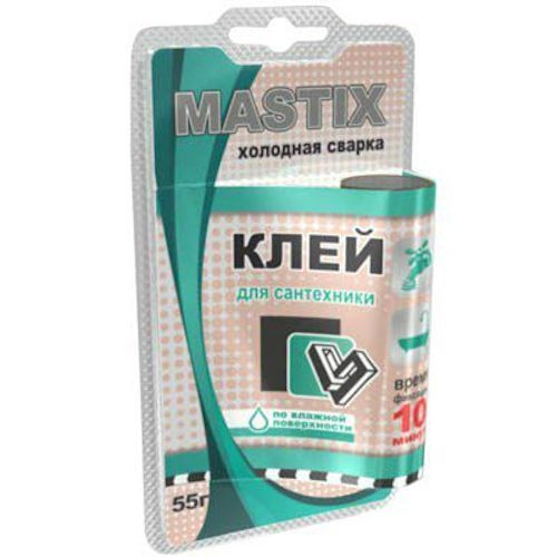 ХОЛОДНАЯ СВАРКА КЛЕЙ для сантехники MASTIX 55гр - купить с доставкой по ...