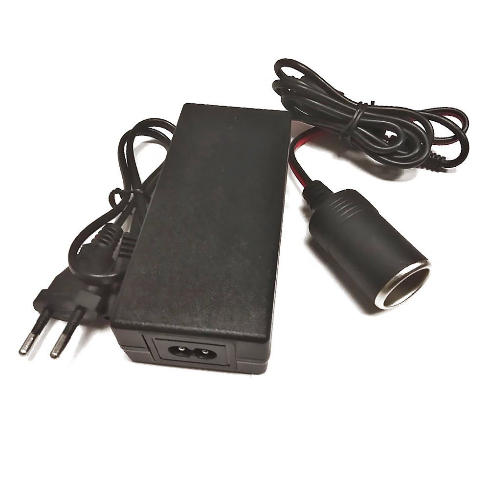 Адаптер сетевой с гнездом прикуривателя, преобразователь напряжения ...