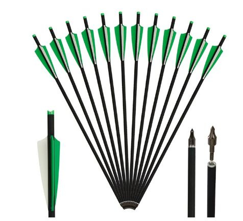 Карбоновые арбалетные стрелы (болты) 20 дюймов (12 шт) - купить с ...