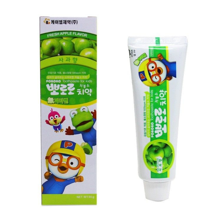 Детская зубная паста со вкусом яблока Pororo Toothpaste For Kids Fresh ...