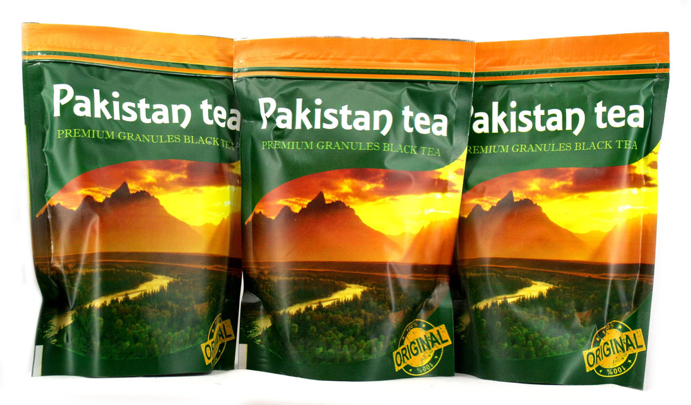 Черный чай PAKISTAN TEA Премиум гранулированный 200 гр. *3 пачки ...