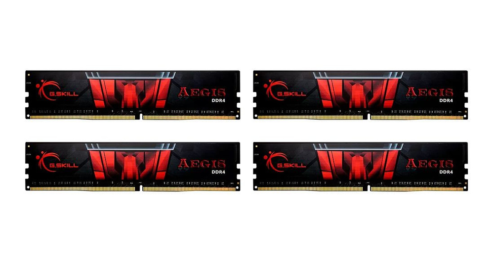 Модуль оперативной памяти G Skill Aegis Ddr4 2400 Мгц 4x8 ГБ F4