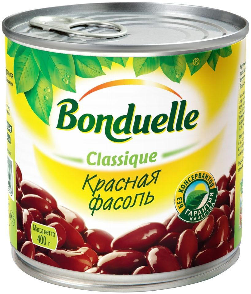 Фасоль Bonduelle Classique Красная 400г - купить с доставкой по выгодным ценам в интернет ...