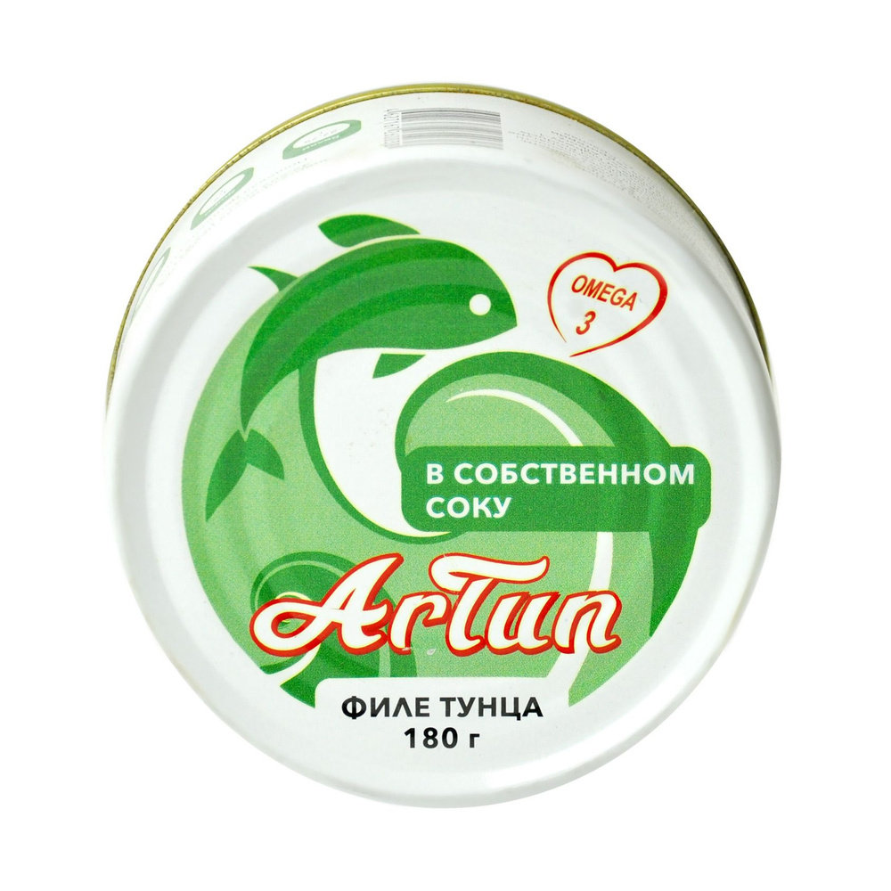 Тунец консервированный ARTUN филе в собственном соку 180 г - купить с ...