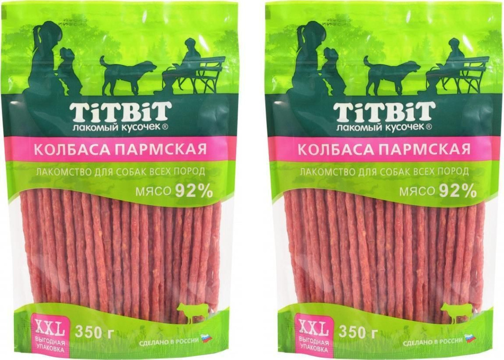 Лакомство для собак TiTBiT / ТитБит Пармская колбаса 350г / для всех ...
