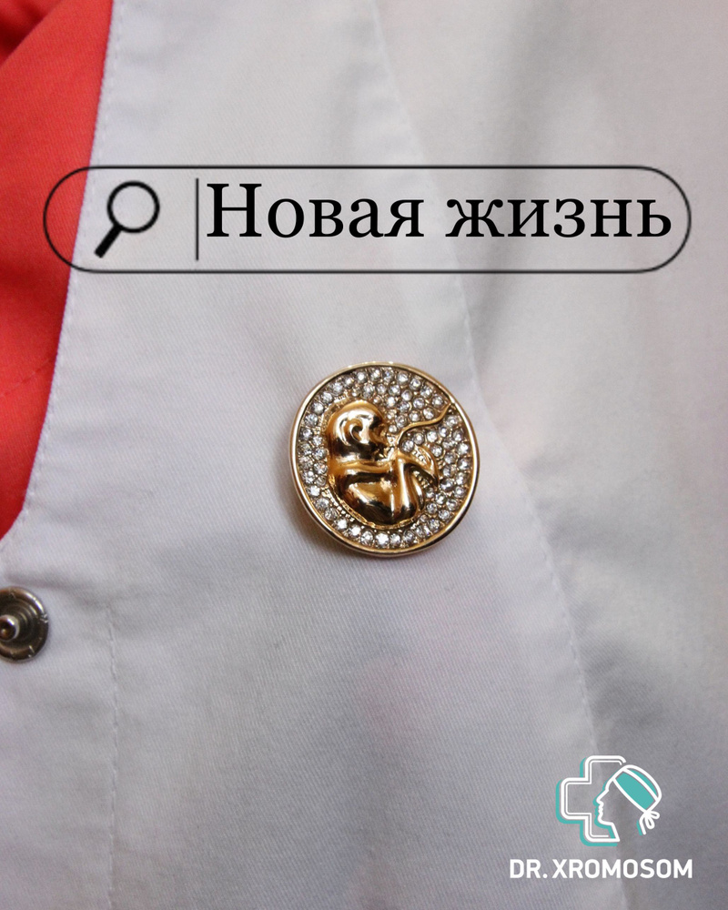 Брошь Медицинская Плод Плацента Подарок врачу акушеру - гинекологу ...