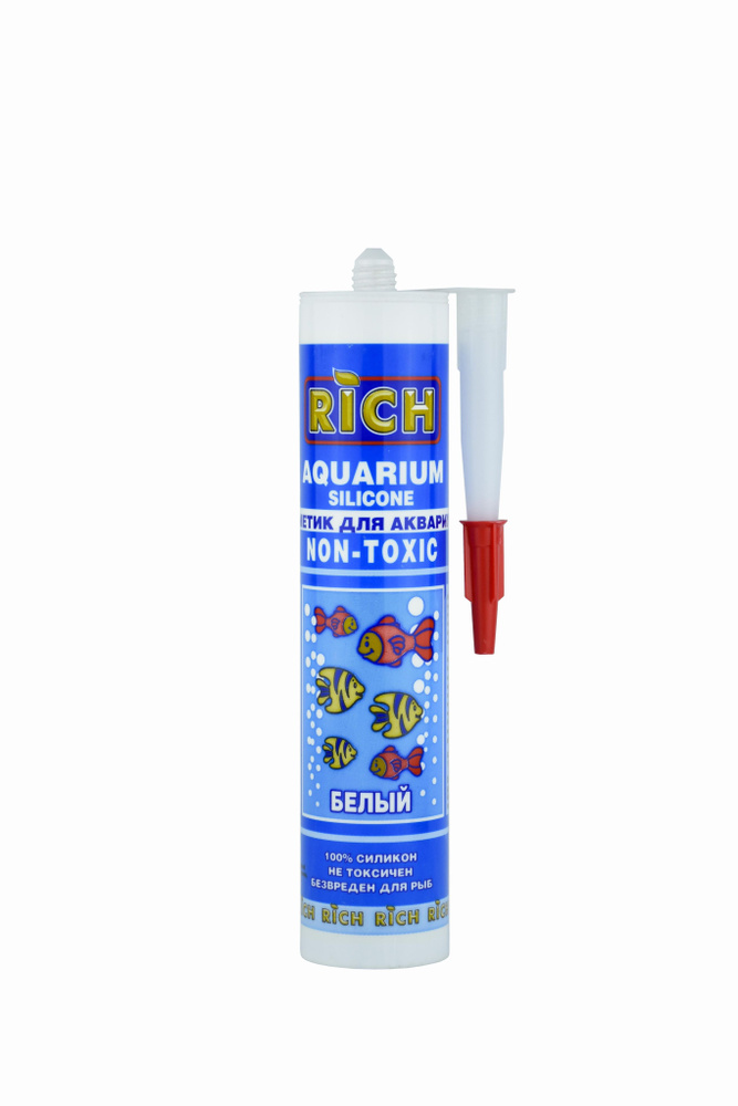 Силиконовый Герметик RICH, Для аквариумов, белый - купить по низким ...