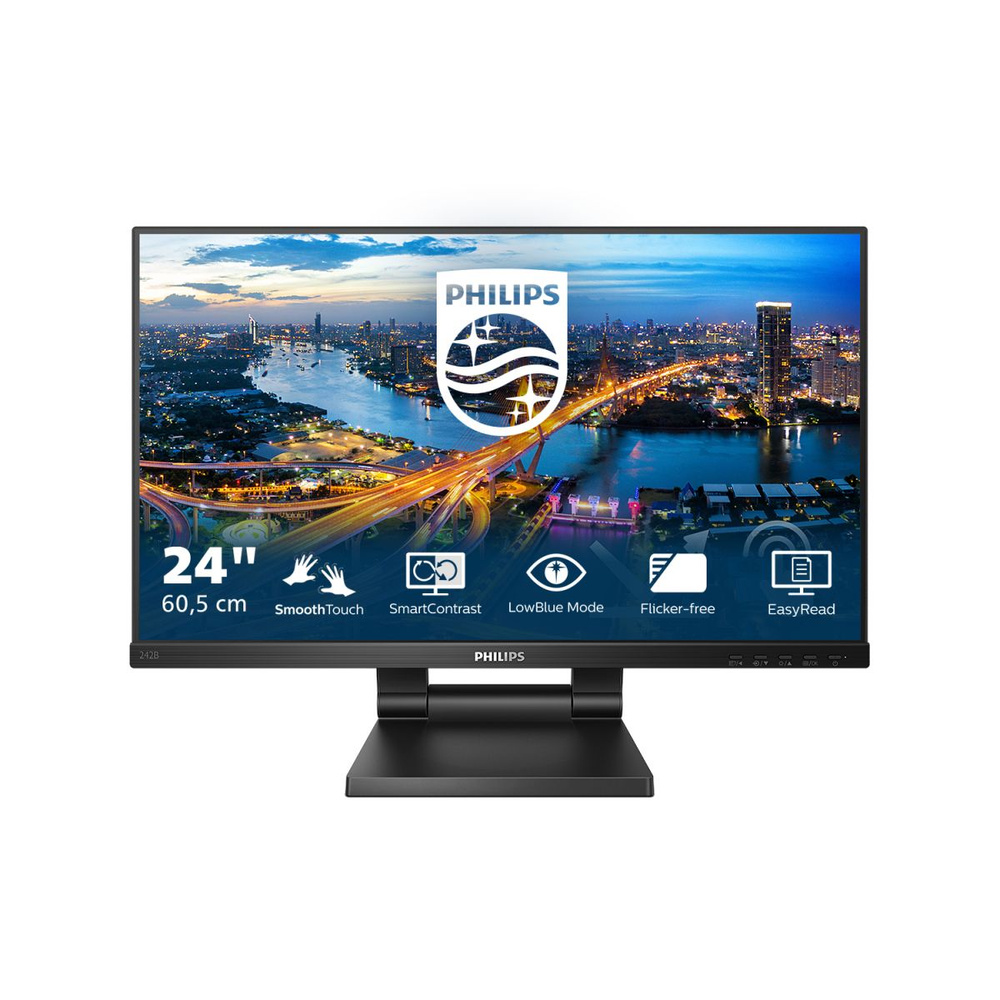 Монитор Philips Монитор 24" 242B1TC 1920x1080 IPS LED 75Гц 4ms VGA HDMI ...