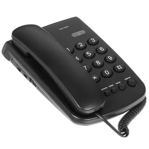 Телефон проводной teXet TX-241 - купить с доставкой по выгодным ценам в ...