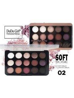 DODO Girl Professional-Makeup Палетка матовых и запеченных теней ...