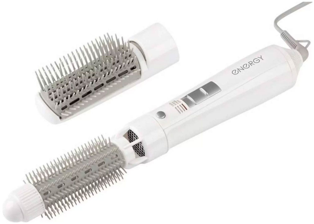 Фен-щетка для волос Energy EN-824 900273, белый - купить по выгодным ...