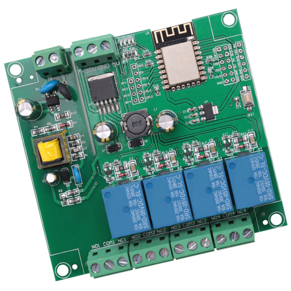 Esp8266 Беспроводной Wifi 4 канальный релейный модуль Плата разработки