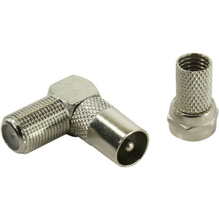 Кабель Разъем для антенны Tv F Cadena F угол купить по низкой цене в интернет магазине Ozon