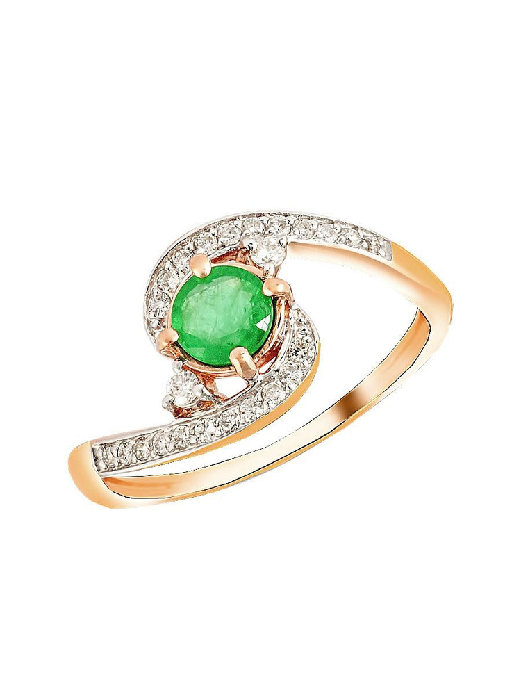 G.st. ЮВЕЛИРНЫЙ ЗАВОД ЗОЛОТОЙ СТАНДАРТ Кольцо Золото красное 585 пробы ...