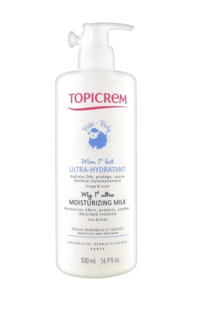 Topicrem (Топикрем) Мое 1-е молочко для тела ультра-увлажняющее 500 мл ...
