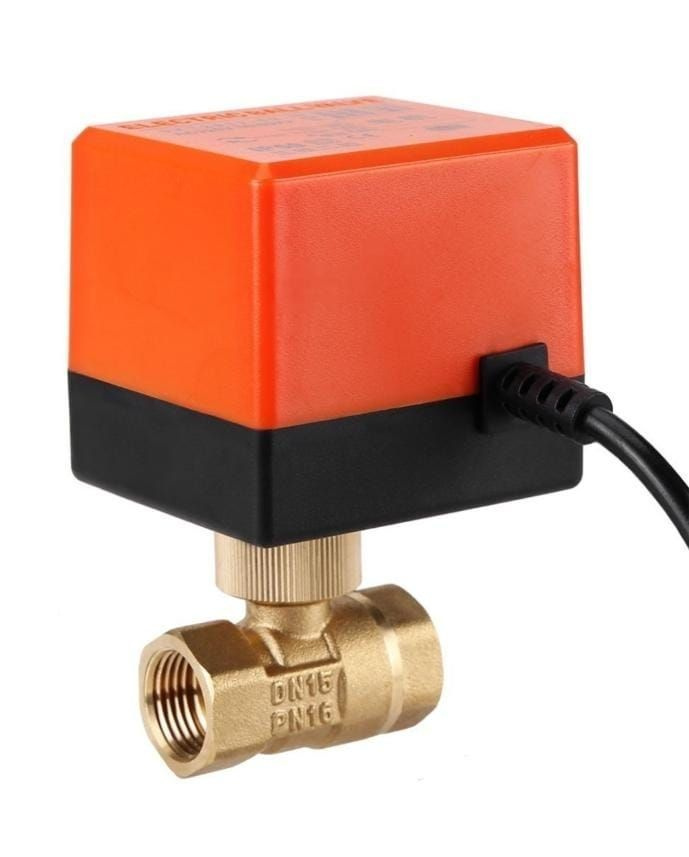 Кран шаровый с электроприводом 1/2" 220В - купить по низкой цене в ...