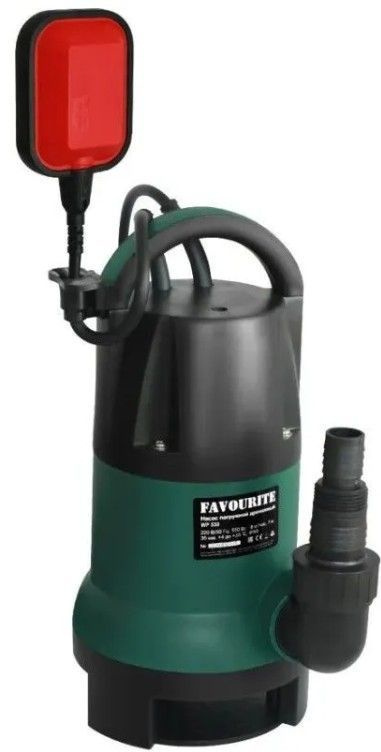 Дренажный насос Favourite WP 550, зеленый - купить по выгодной цене в интернет-магазине OZON ...