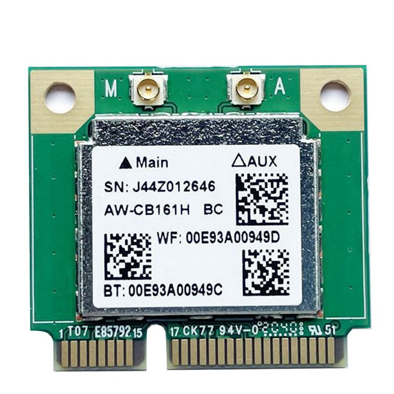 Двухдиапазонный Realtek RTL8821 AW-CB161H Wifi Wlan Card Bluetooth 4.0 ...