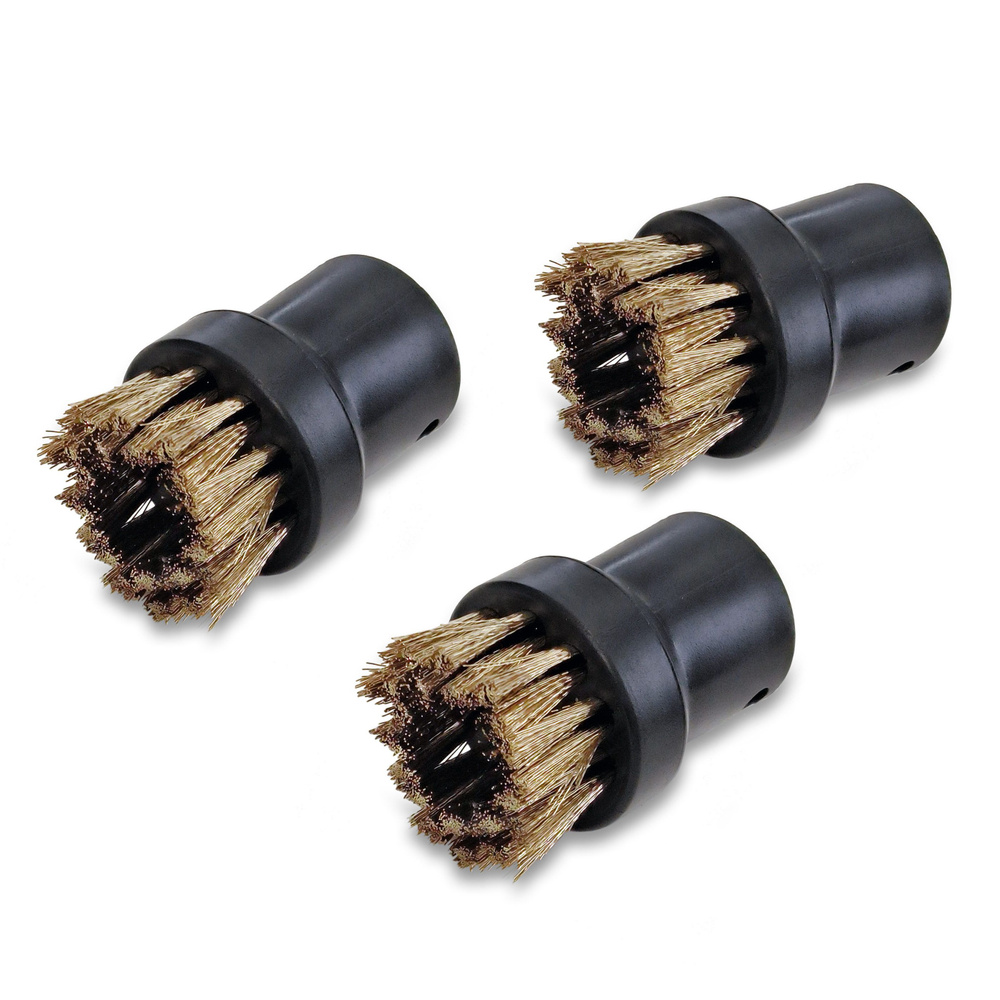 Круглые латунные щетки VELER к пароочистителям Karcher SC 1, SC 2, SC 3 ...