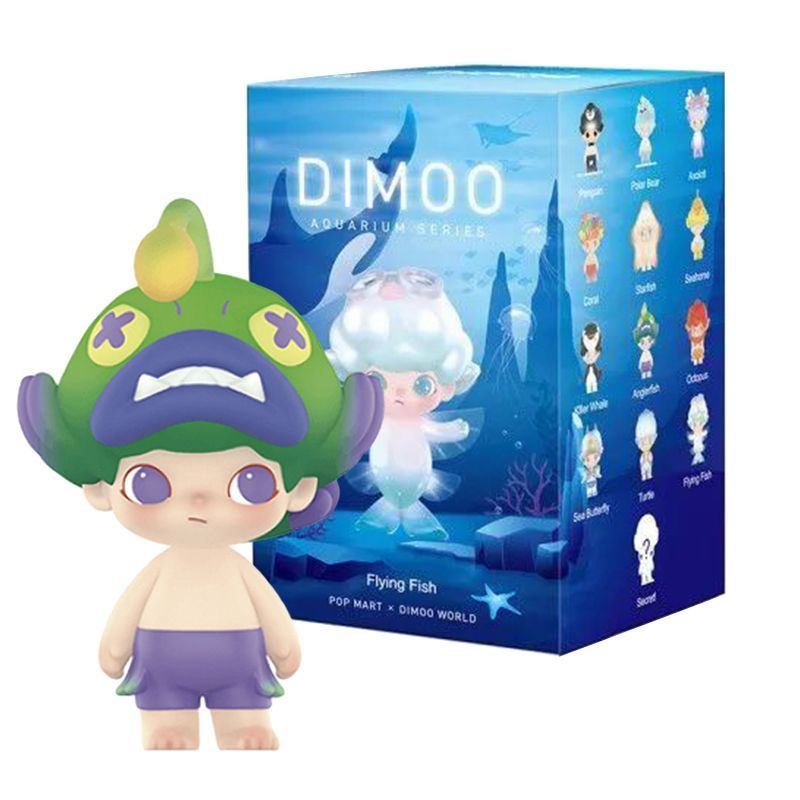 Pop Mart - DIMOO Flying fish Blind Box Collection с12 уникальными ...