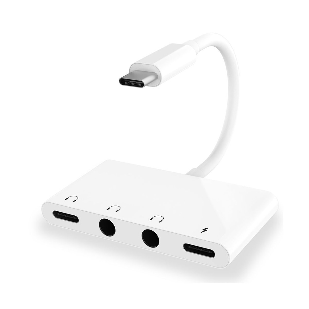 Адаптер USB C на 3,5 мм o, разъем для телефона 4 в 1 - купить с ...