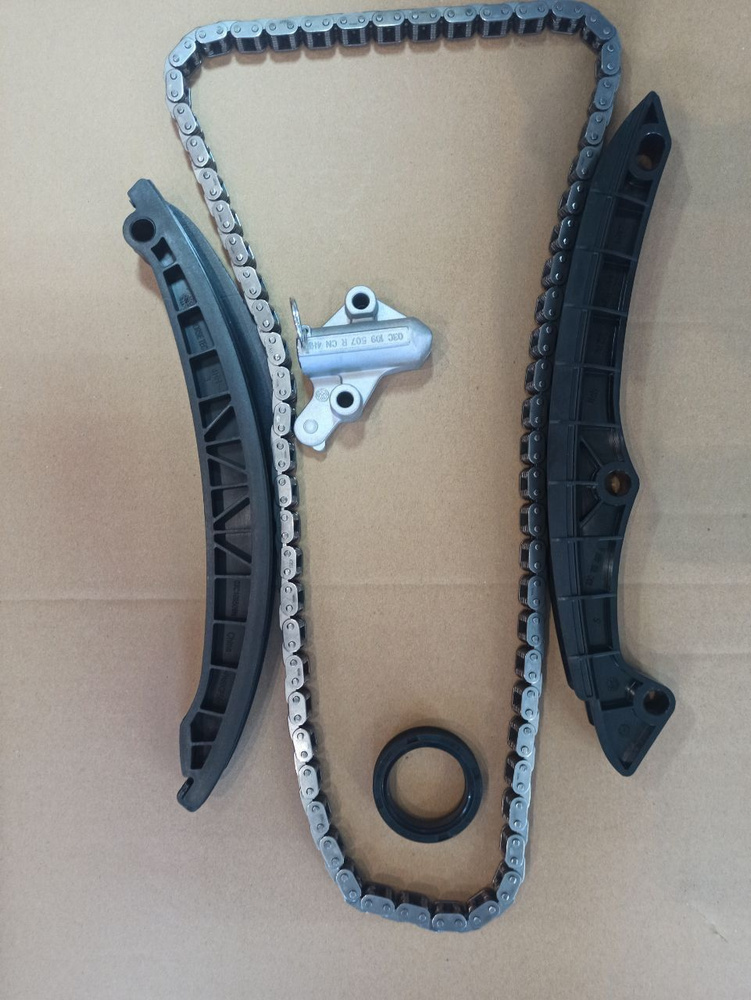 Цепь грм с сальником коленвала натяжителем направляющей успокоителем ...